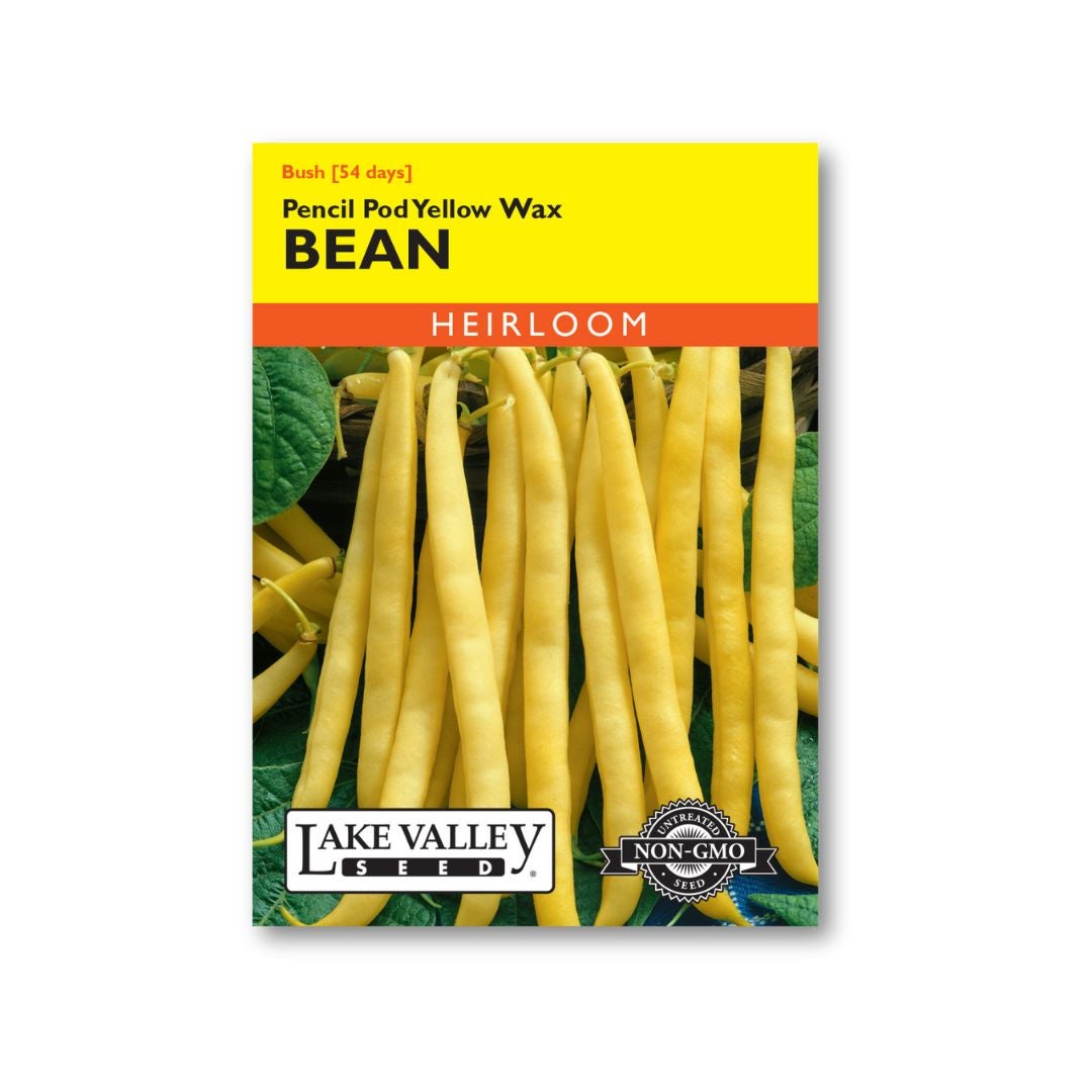 Bush Bean 'Pencil Pod Yellow Wax' Heirloom Seeds | Willard Bay Gardens